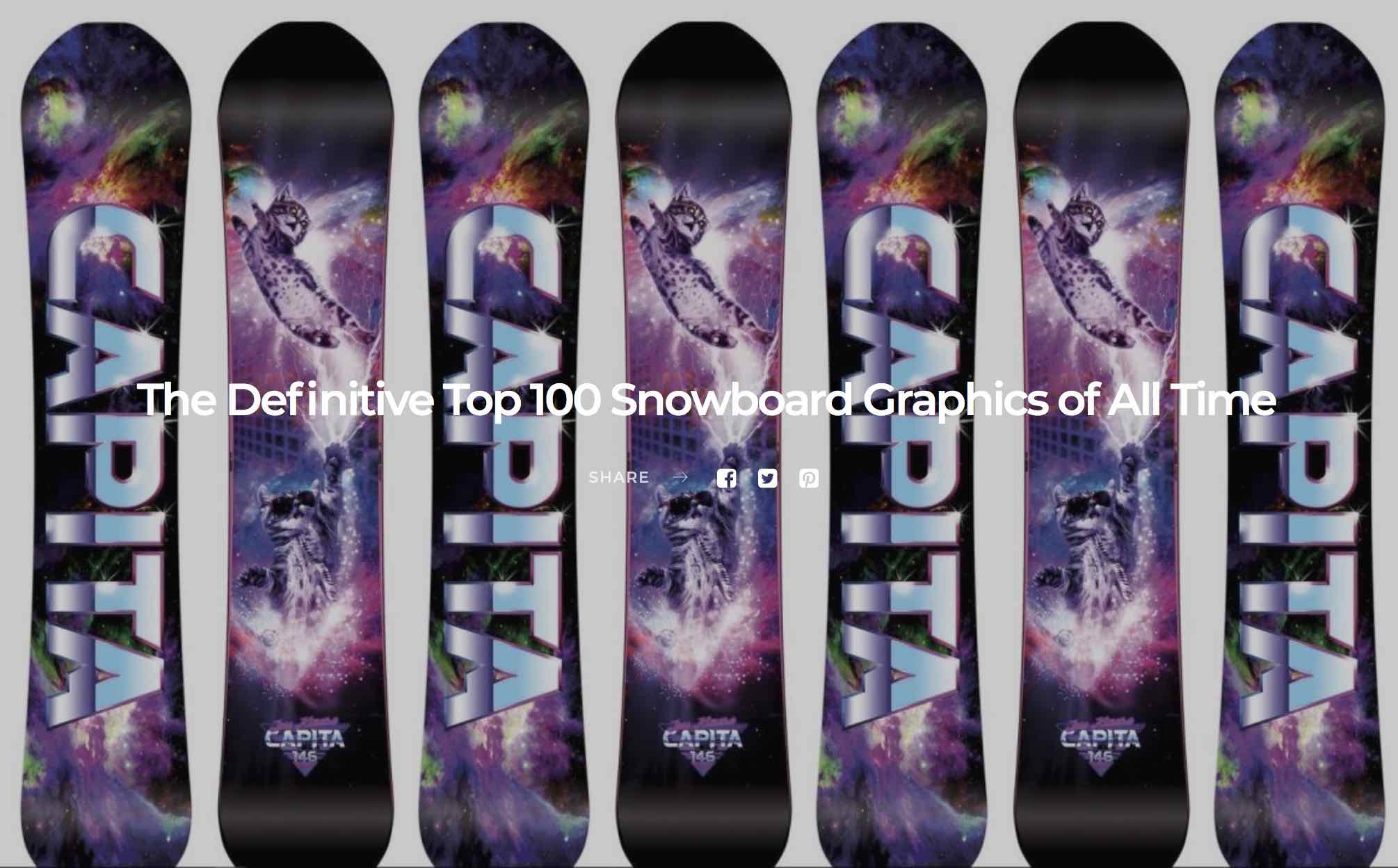 Awesome Snowboard Designs
